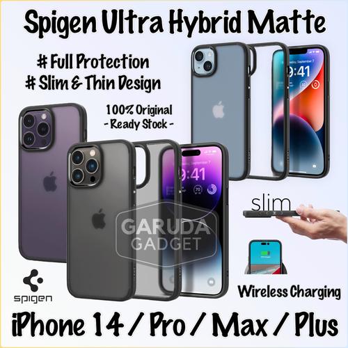 Jual Case iPhone 14 Pro Max Plus Spigen Ultra Hybrid Frost Matte Casing ...