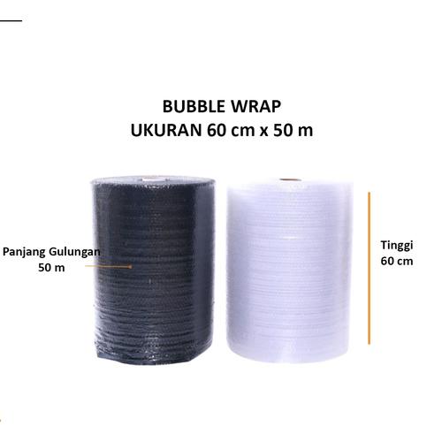 Jual Bubble wrap Plastik Hitam Putih 60 cm x 50 m Bubble Pembungkus ...