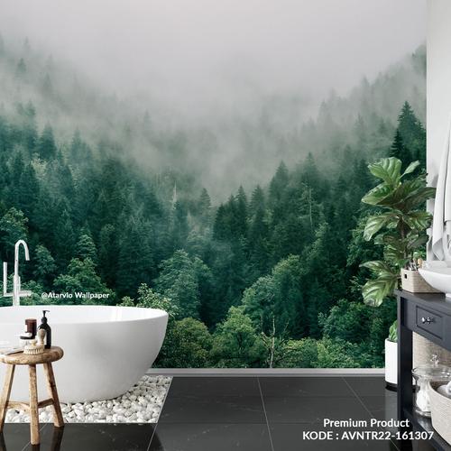 Jual Wallpaper 3D Custom Tema Forest-Wallpaper Dinding Motif Forest ...