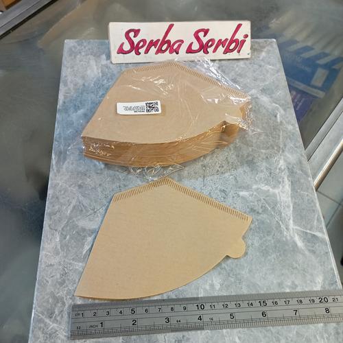 Jual Kertas filter saringan kopi v60 paper flat bottom 100lembar /pack ...