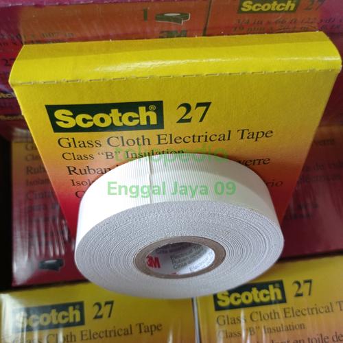 Jual scotch 27 3/4 in 3M glass cloth electrical tape - Jakarta Barat ...