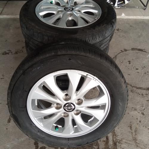 Jual velg bekas standar mobil Nissan Livina R15 baut 5×114 plus ban ...