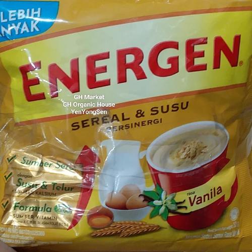 Jual Energen Sereal & Susu isi 10 Sachet /Rasa Vanila Minuman Enak ...