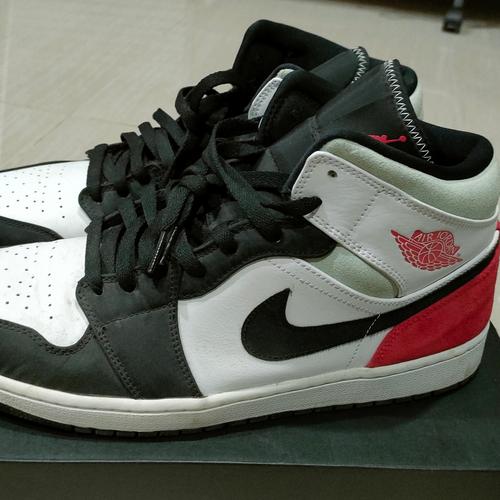 Jual Air Jordan 1 Mid SE Union Black Toe size US 13 EU 47.5 Insole 31 ...