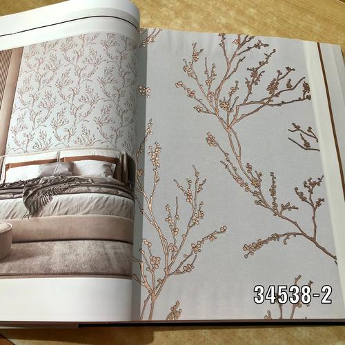 Jual Wallpaper Dinding Korea Motif Ranting Natural Simple Texture ...