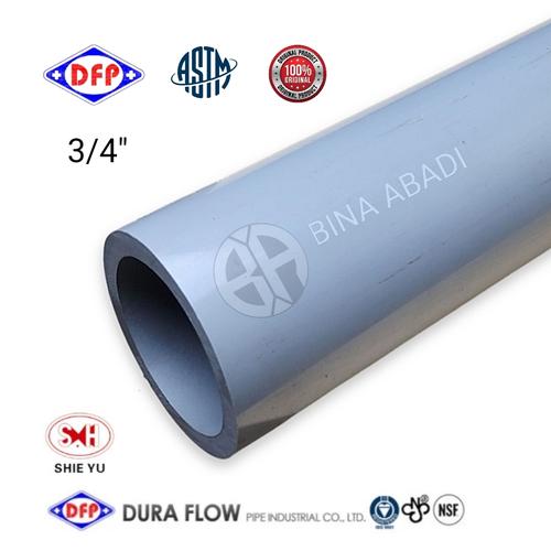 Jual Pipa CPVC Sch 80 Size 3/4 Inch Plain End ASTM ANSI DURAFLOW DFP SH ...