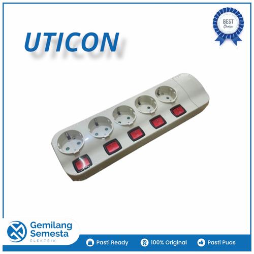 Jual Stopkontak listrik 5 lubang dengan saklar ON OF colokan listrik ...