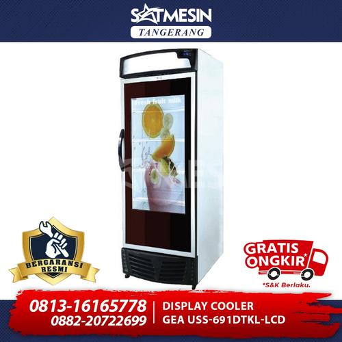Jual GEA SHOWCASE MINUMAN DISPLAY COOLER WITH LCD 49 INCH USS-691DTKL ...