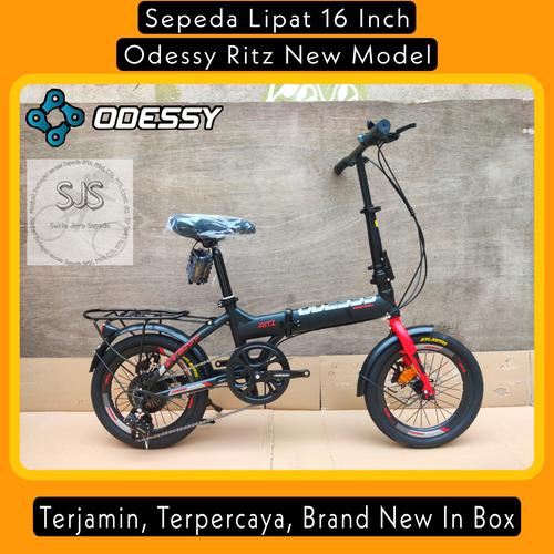 Jual Sepeda Lipat / Folding Bike 16 Inch ODESSY RITZ Steel 7 Speed New ...