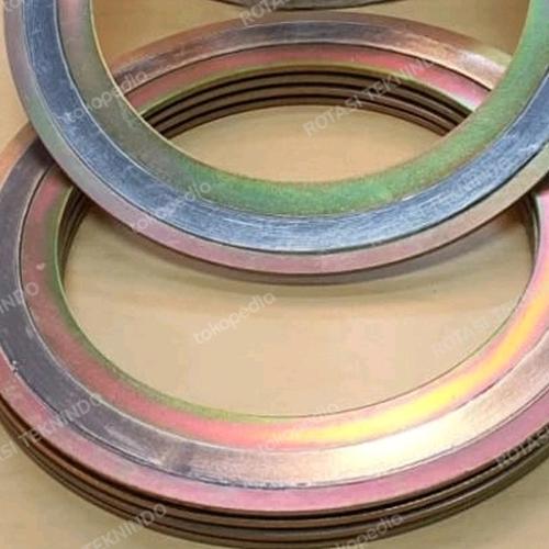 Jual Spiral Wound Gasket Ansi 150 Carbon Steel 6" inch / SWG CS ANSI ...