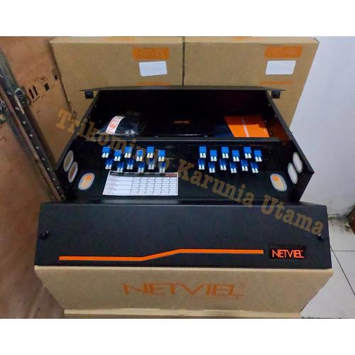 Jual NETVIEL OTB Rackmount 48 port LC Singlemode /NVL-OTB-RM-48/48-SM ...