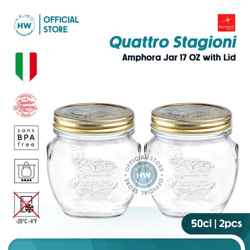 Jual Bormioli Rocco Toples/Jar Quattro Stagioni 500ml - 2pcs - Jakarta Selatan - Houseware World ...