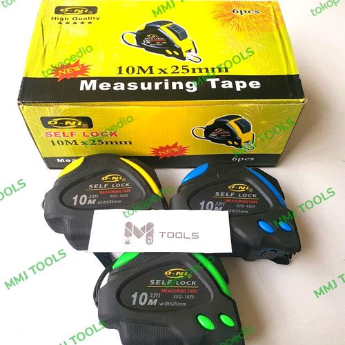 Jual Meteran ONI 10mtr - ONI Meteran Self Lock - ONI Measuring Tape ...