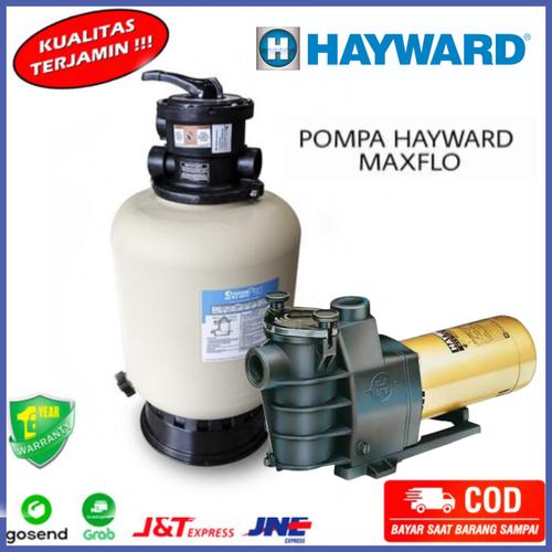 Jual POMPA KOLAM RENANG + SAND FILTER HAYWARD 1 HP FREE PASIR SILIKA ...