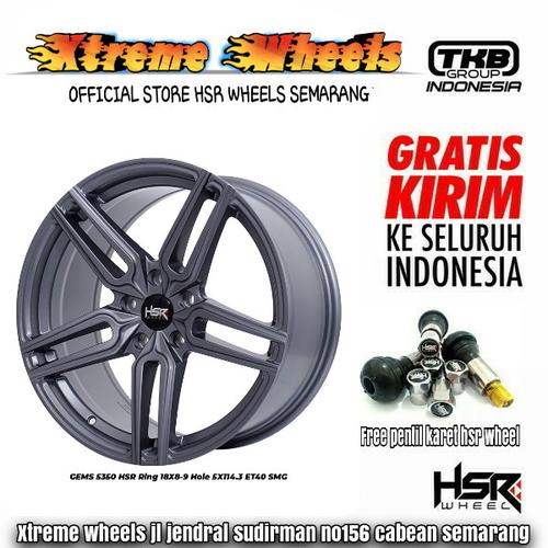 Jual velg mobil hsr ring 18 model belang buat innova terios hrv xpander ...