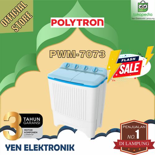 Jual Mesin Cuci POLYTRON PWM 7073 - 2 Tabung 7KG Garansi Resmi POLYTRON ...
