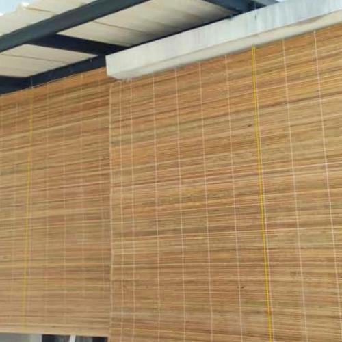 Jual tirai outdoor rotan lunjong orginal uk 2x2 meter + tali penggulung ...