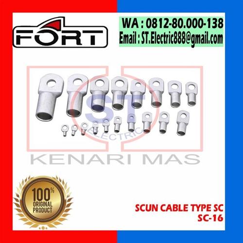 Jual Scun cable / Skun Kabel FORT / SC-10 / Size 10mm diameter 6mm ...