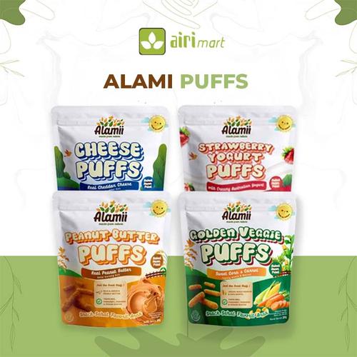 Jual Alamii Puff Cheedar Cheese/Strawberry Yogurt/Peanut Butter/Golden ...