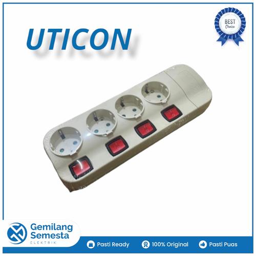 Jual Stopkontak listrik 4 lubang dengan saklar On OF colokan listrik ...