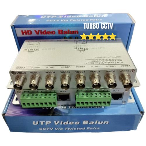 Jual Video Balun CCTV 8 Ways / 8 Ch Passive Video Balun - Jakarta Pusat - TURBO CCTV | Tokopedia