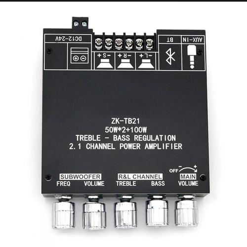 Jual TPA3116 Bluetooth Amplifier Class D 2.1CH 2x50W+100W ZK-TB21 ...