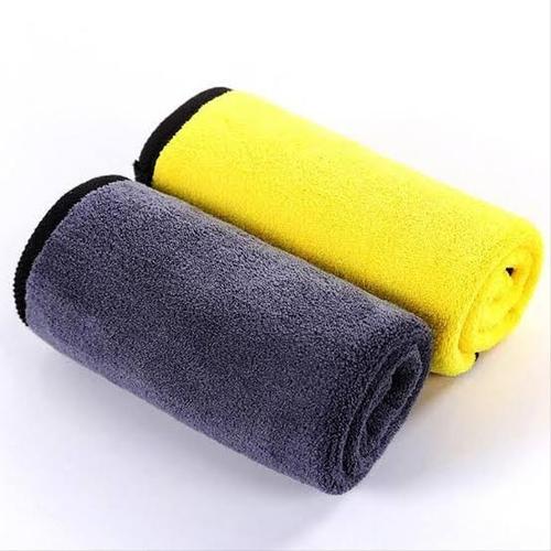 Jual KAIN LAP MICROFIBER 30x30 HITAM KUNING TEBAL POLES MOTOR MOBIL ...