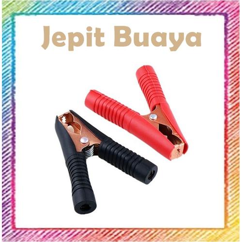 Jual Jepit Buaya Besar Capit Buaya (Hitam & Merah) Jepit Buaya Set ...