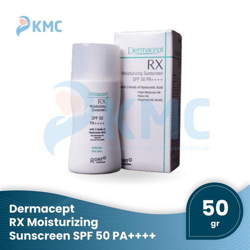 Jual Dermacept RX Moisturizing Sunscreen SPF 50 PA++++ | 50gr - Kota ...