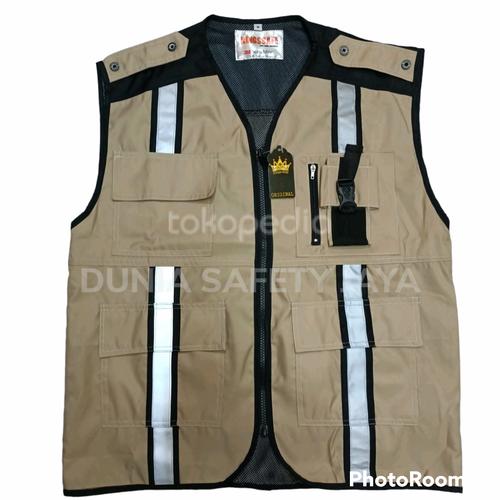 Jual Rompi safety PU bahan Taslan Scotlight 3M warna coklat - Jakarta ...