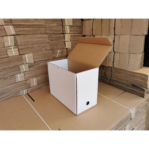 Jual Kardus Arsip Dus Dokumen Box File Putih Polos Tebal Size 40x20x30 ...