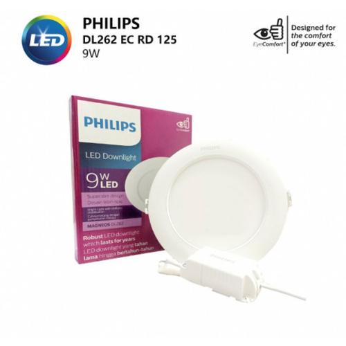 Jual Philips LED Downlight DL262 9W 9 WATT downlight slim - PUTIH/65K ...