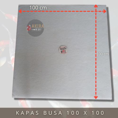 Jual Kapas Busa Putih 100x100 Hitech Media Filter Kolam Ikan Aquarium ...