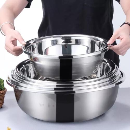 Jual BASKOM STAINLESS JUMBO UKURAN 45,50,55,60,65,70CM - 45CM - 70CM ...