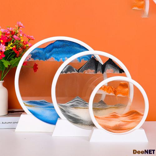 Jual Moving sandscape - Moving Sand Painting art picture - ROUND FRAME ...