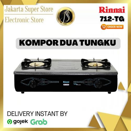 Jual KOMPOR GAS RINNAI 2 TUNGKU RI 712 TG KOMPOR GAS API TURBO ...
