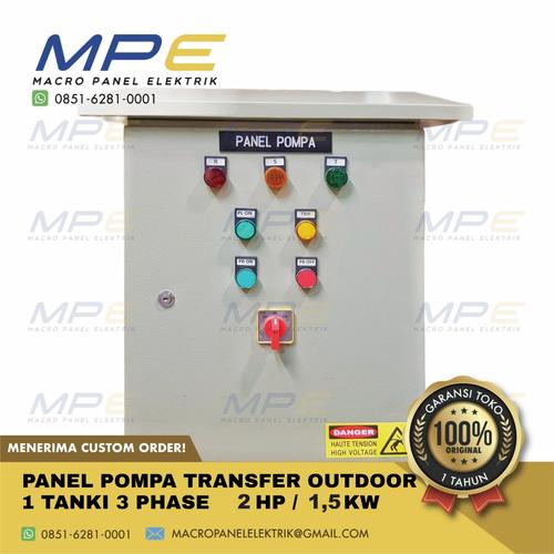 Jual Panel Pompa Transfer OUTDOOR 1 Tanki 3 Phase 2 HP 1,5 kW 380V ...