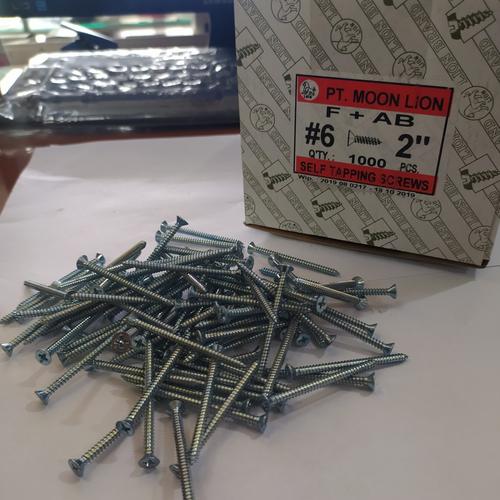 Jual SKRUP TAPPING / TAPPING SCREW #6 x 2 ( 1000 pcs/ dus - Kab ...