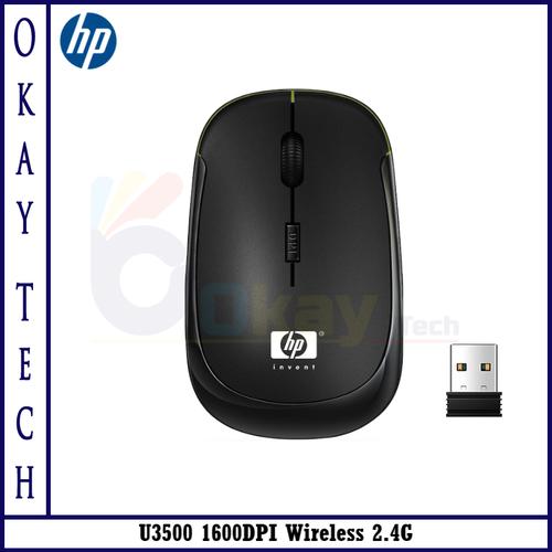 Jual Mouse Wireless HP U3500 2.4G 1600DPI For Desktop PC Laptop ...