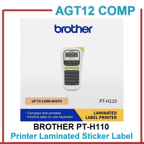 Jual Brother P-Touch PT-H110 Printer Label Laminated Sticker - Kota ...