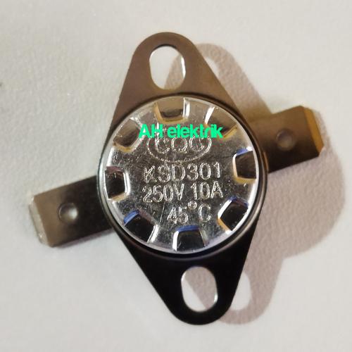 Jual termostat kancing thermostat bimetal sensor suhu panas 45 °C K-05 - Jakarta Selatan - AH ...
