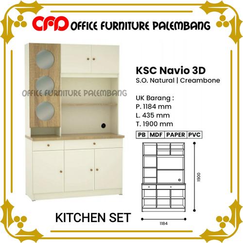 Jual kitchen set olympic KSC NAVIO 3D lemari dapur lemari makan rak ...