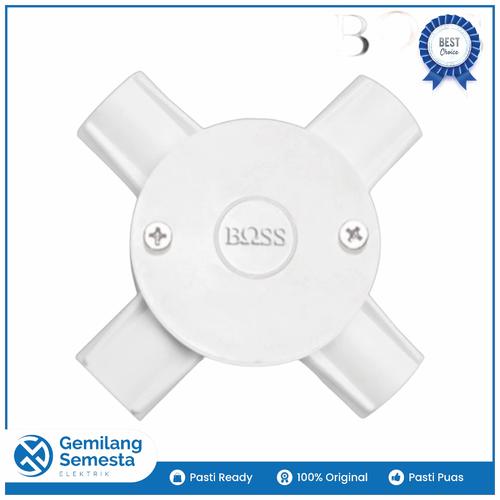 Jual T Dus tdus T doos pipa conduit 4 cabang 20mm BOSS - Kab. Bogor ...