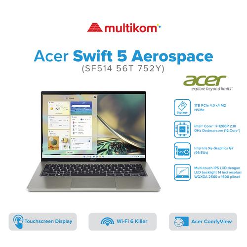 Promo Acer Swift 5 SF514 56T 53PF 591F i5 1240P 16GB 512SSD touch W11 ...