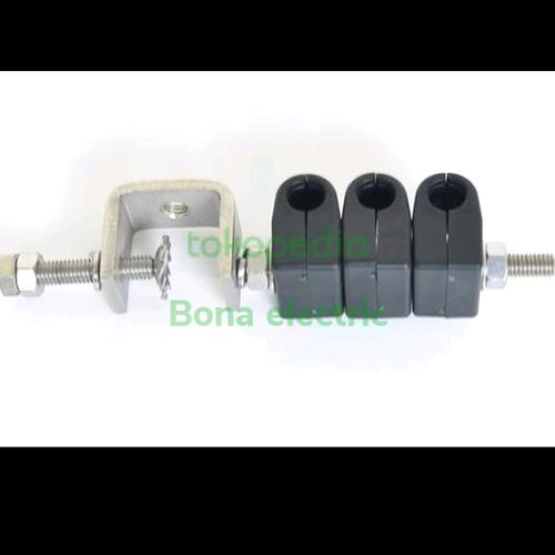 Jual Clamp kabel coaxial RG 8 klem kabel listrik kabel 3x2.5mm Feeder ...