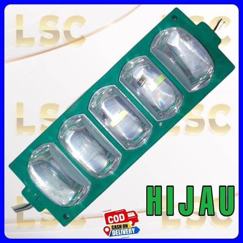 Jual LSC - LED 5 Mata injection 12-24 V, variasi mobil truk bis - Hijau ...