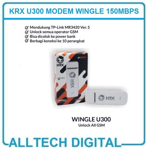 Jual KRX U300 Modem USB Wifi 4G LTE 150Mbps Wingle Portabel Portable - Kota Yogyakarta - Alltech ...