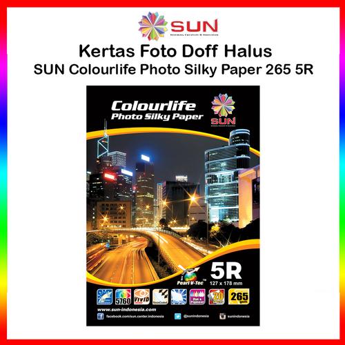 Jual Kertas Foto Silky Doff - SUN Colourlife Silky Photo Paper 4R/5R ...