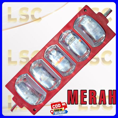 Jual LSC - LED 5 Mata injection 12-24 V, variasi mobil truk bis - Merah ...