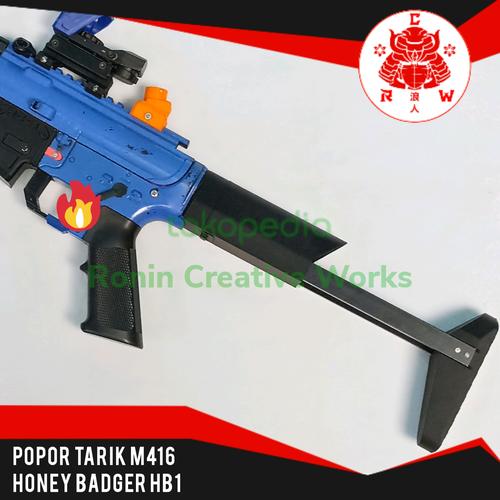 Jual Dcobra M416 Popor Tarik HB1 Honey Badger Custom M4 M16 AR15 D ...